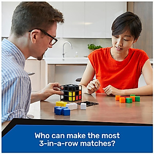 Rubik’s Cage, 3D Fast-Paced Strategy Sequence Game Color Stacking Challenging Toy Puzzle-Solving Activity Brain, for Adults & Kids Ages 7 and up