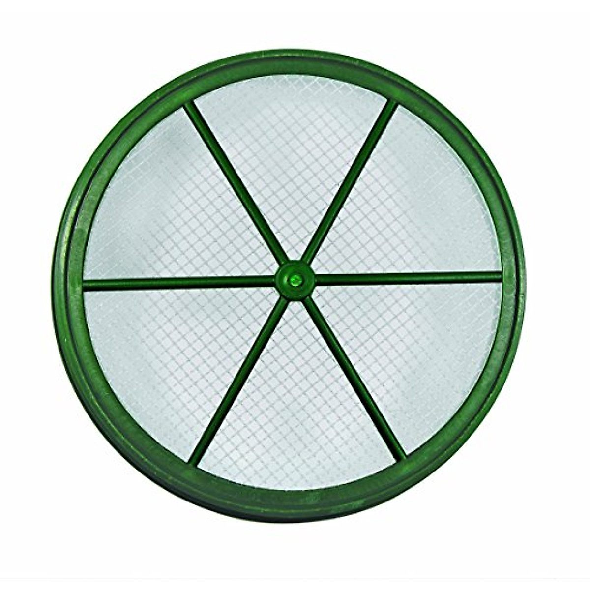 SE 13 1/4 Inch Stackable Classifier Gold Prospecting Pan - 1/4 Inch Stainless Steel Mesh Sifting Pan, Green