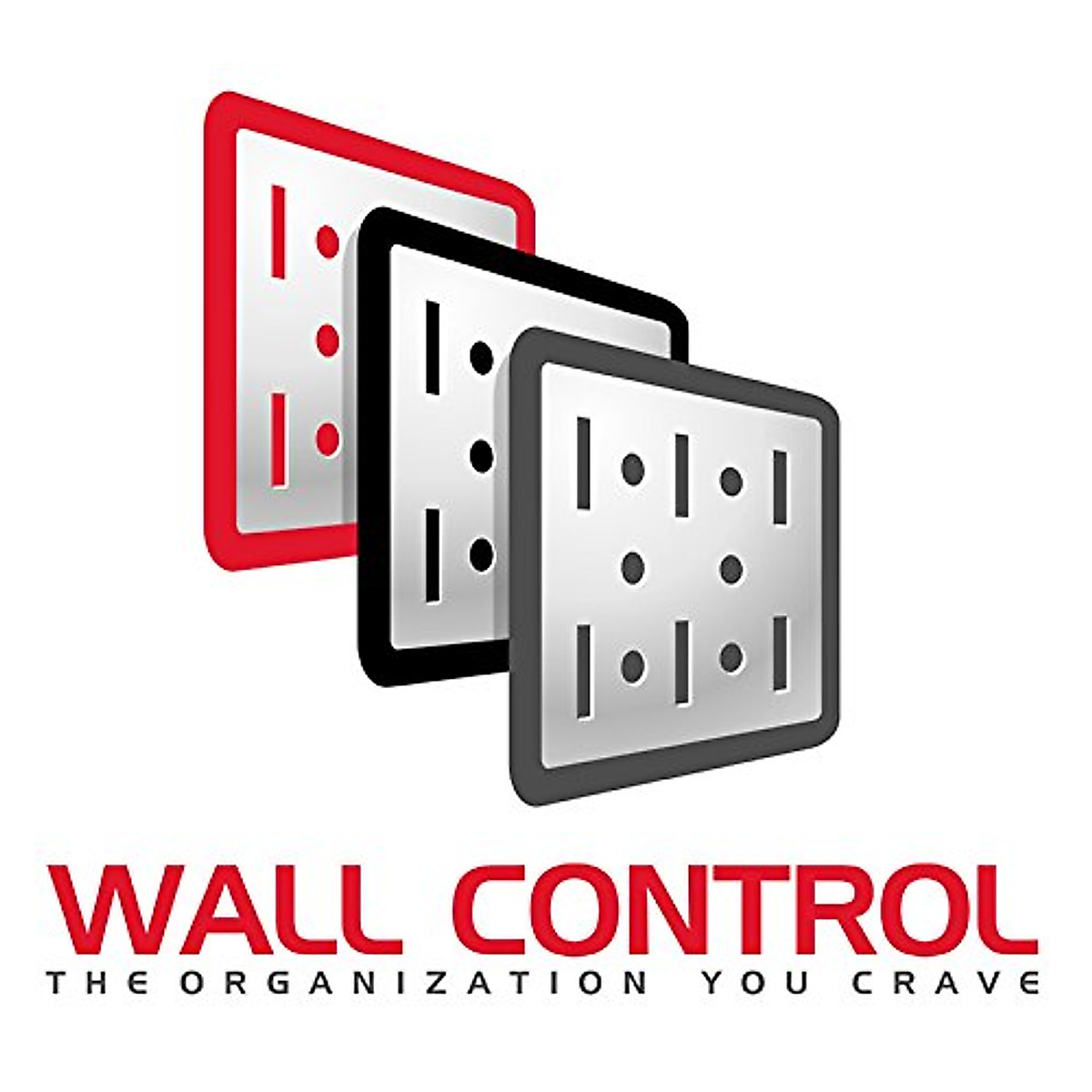 Wall Control Pegboard 16in x 32in Horizontal Galvanized Metal Pegboard Tool Board Panel