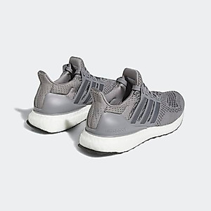 adidas Ultraboost 1.0 Running Shoe, Grey/Grey/Black, 4 US Unisex Big Kid