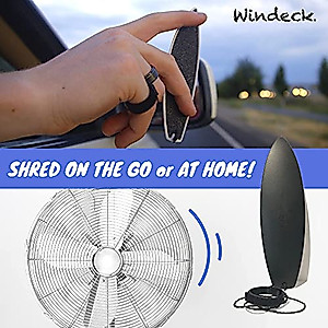 Windeck Finger Surfboard - Rad Fingerboard Toy - Surf The Wind - Mini Board for Kids and Surfers Looking to Hone Their Surfer Skills (Stealth)