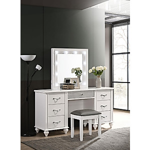 Coaster Home Furnishings Vanity Table & Mirror