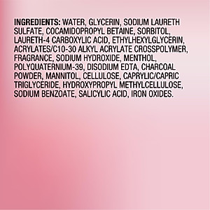 Bioré Rose Quartz + Charcoal Daily Purifying Cleanser, Oil Free Facial Cleanser Energizes Skin, Dermatologist Tested and Cruelty Free, 6.77 oz