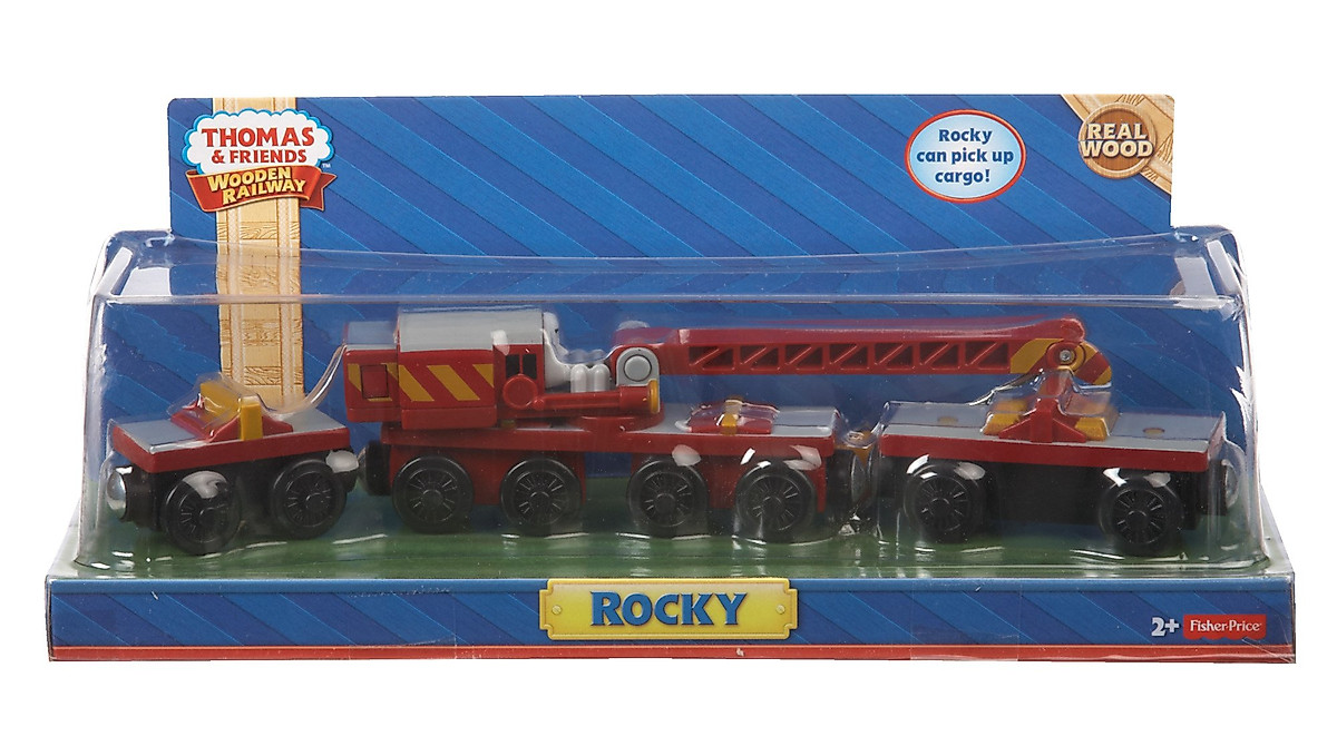 Thomas & Friends Wooden Railway Rocky | Real Wood Crane Toy