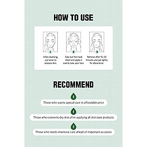 Green Grade Cupra Facial Sheet Masks(16 combo) Variety Pack Featuring 16 Different Hydrating Full Face Masks