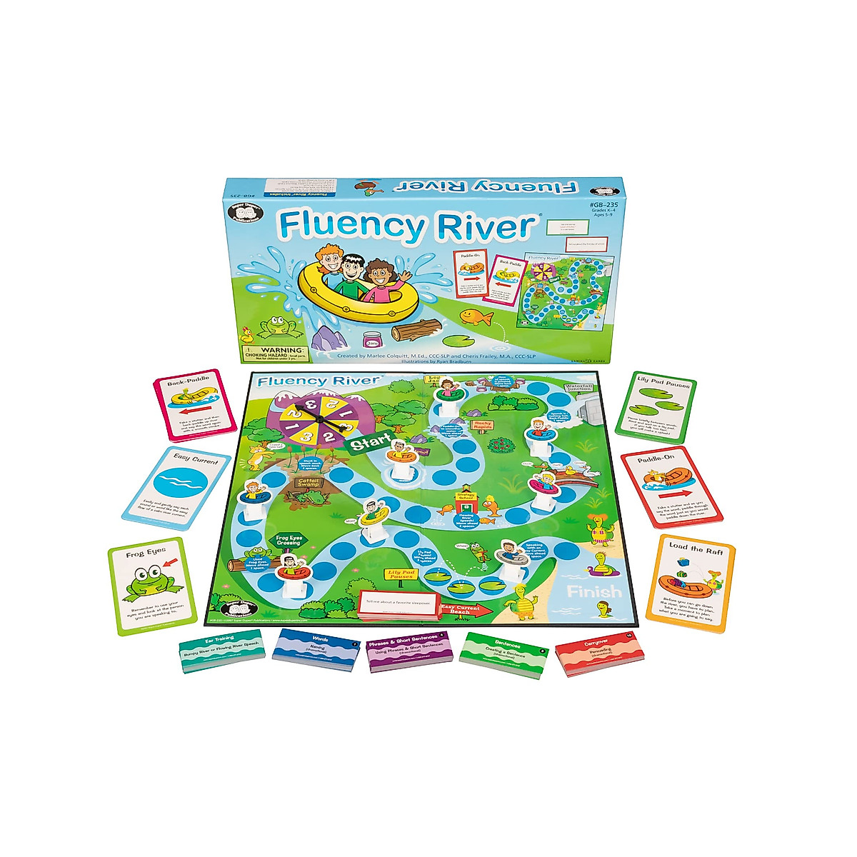Super Duper Publications | Fluency River® Fluency Speech Improvement Board Game | Educational Learning Resource for Children
