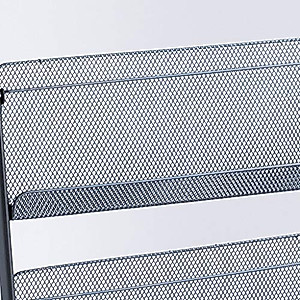 Magazine Rack Five-Layer Aluminum Newspaper Rack Magazine Rack Magazine Rack Floor Newspaper Rack Best Gift (Color : Gray, Size : 63.5 * 36 * 133cm)