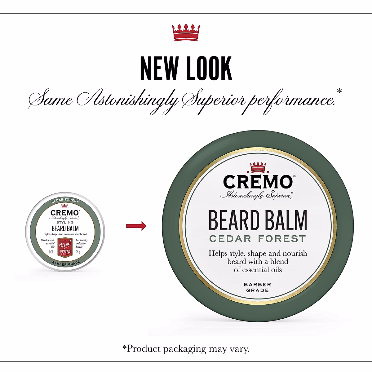 Cremo Styling Beard Balm, Forest Blend, Nourishes, Shapes And Moisturizes All Lengths Of Facial Hair, 2 Ounce (Packaging May Vary)