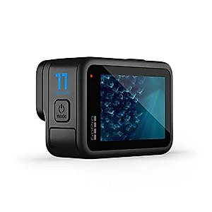 GoPro HERO11 Black - Waterproof Action Camera with 5.3K60 Ultra HD Video, 27MP Photos, 1/1.9" Image Sensor, Live Streaming, Webcam, Stabilization