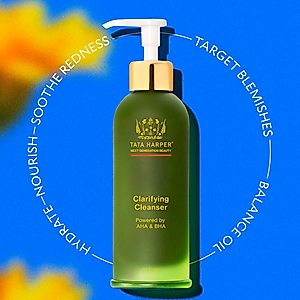 Tata Harper Clarifying Cleanser, Blemish, Oil-Control Face Wash, 100% Natural, Made Fresh in Vermont, 125ml