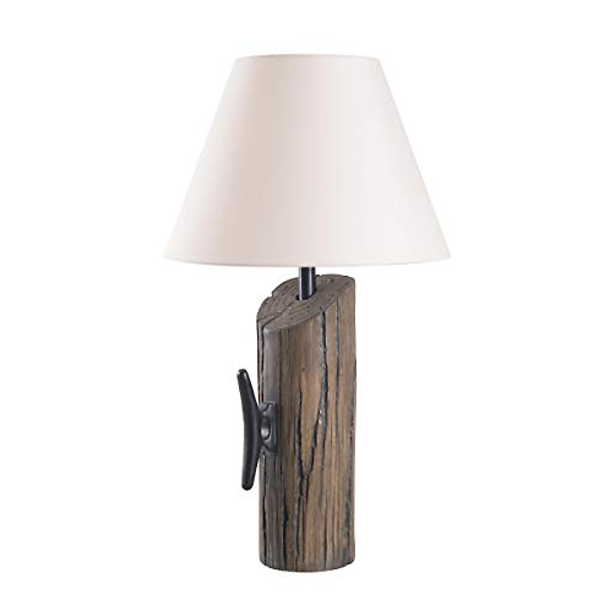 Kenroy Home 32055WDG Cole Table Lamps, Medium, Wood Grain