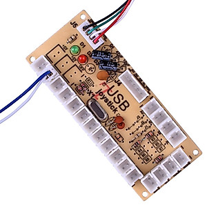 AUKUYEE Quimat Zero Delay Arcade USB Encoder PC to Joystick for Mame Jamma & Other PC Fighting Games QR05