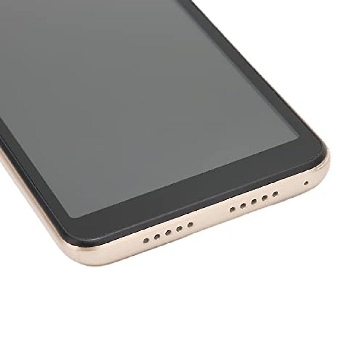 5.45 Inch Screen Dual Sim Mobile Phone, MTK6779 Quad Core CPU 3 Card Slots ABS Smooth Running Speed Unlock Smartphone for Playing Games (Gold)