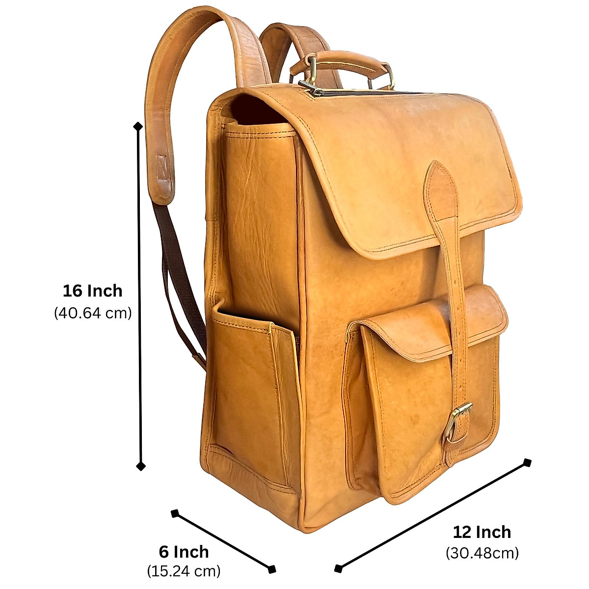 Handmade Genuine Leather Backpacks Laptop Computer Bag for Men Women Gift for Him Her
