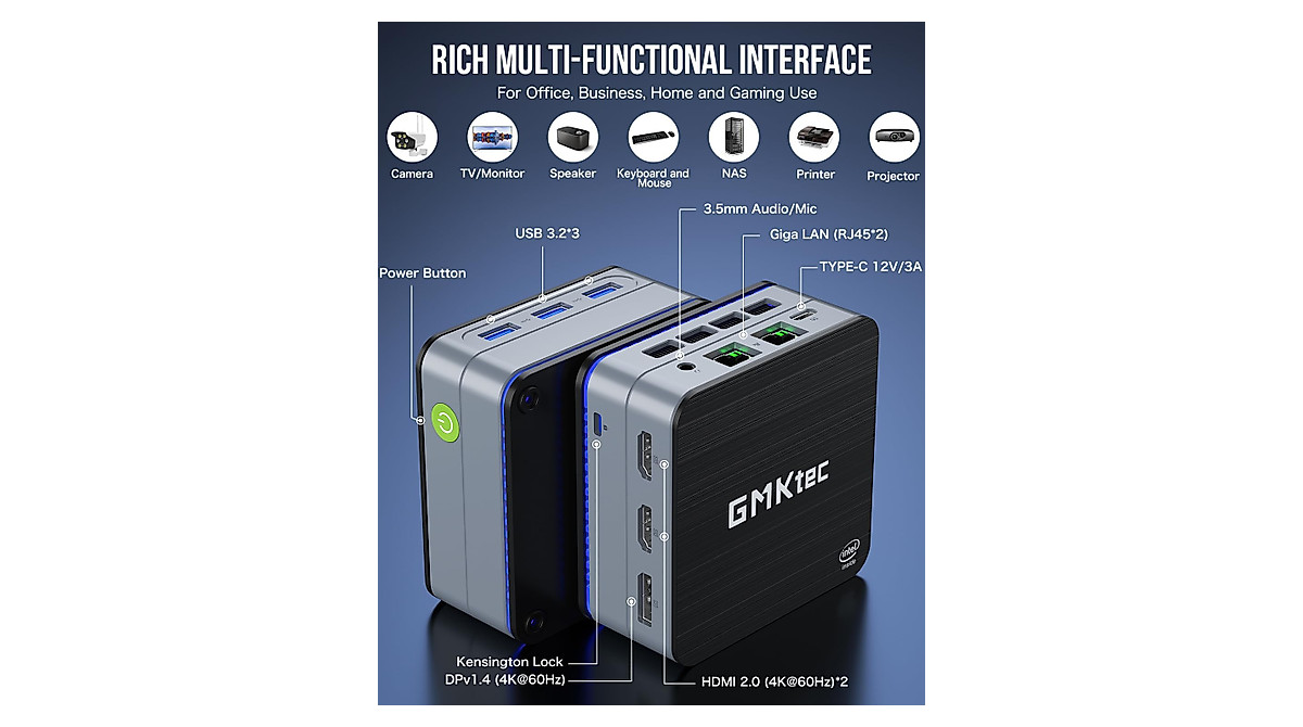 Buy Intel N5105 Mini PC - 8GB RAM, 512GB SSD