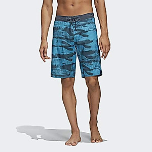 adidas Men's 2 Colored Tech Short Legacy Blue/Shock Cyan 28"