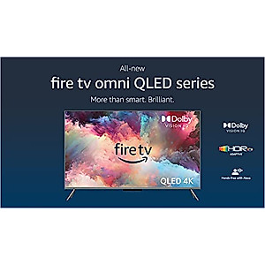 All-new Amazon Fire TV 55" Omni QLED Series 4K UHD smart TV, Dolby Vision IQ, Local Dimming, hands-free with Alexa
