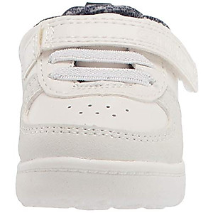 Carter's baby boys Kyle Fashion Sneaker First Walker Shoe, White, 3.5 Infant US