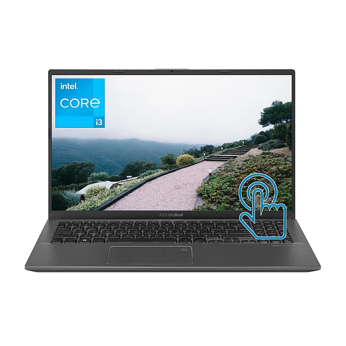 ASUS VivoBook Laptop, 15.6" FHD Touch-Screen, Intel Core i3-1005G1 Processor Up to 3.4 GHz, Fingerprint Reader, Wi-Fi, Webcam, HDMI, Bluetooth, Windows 11 (20GB RAM | 1TB SSD)