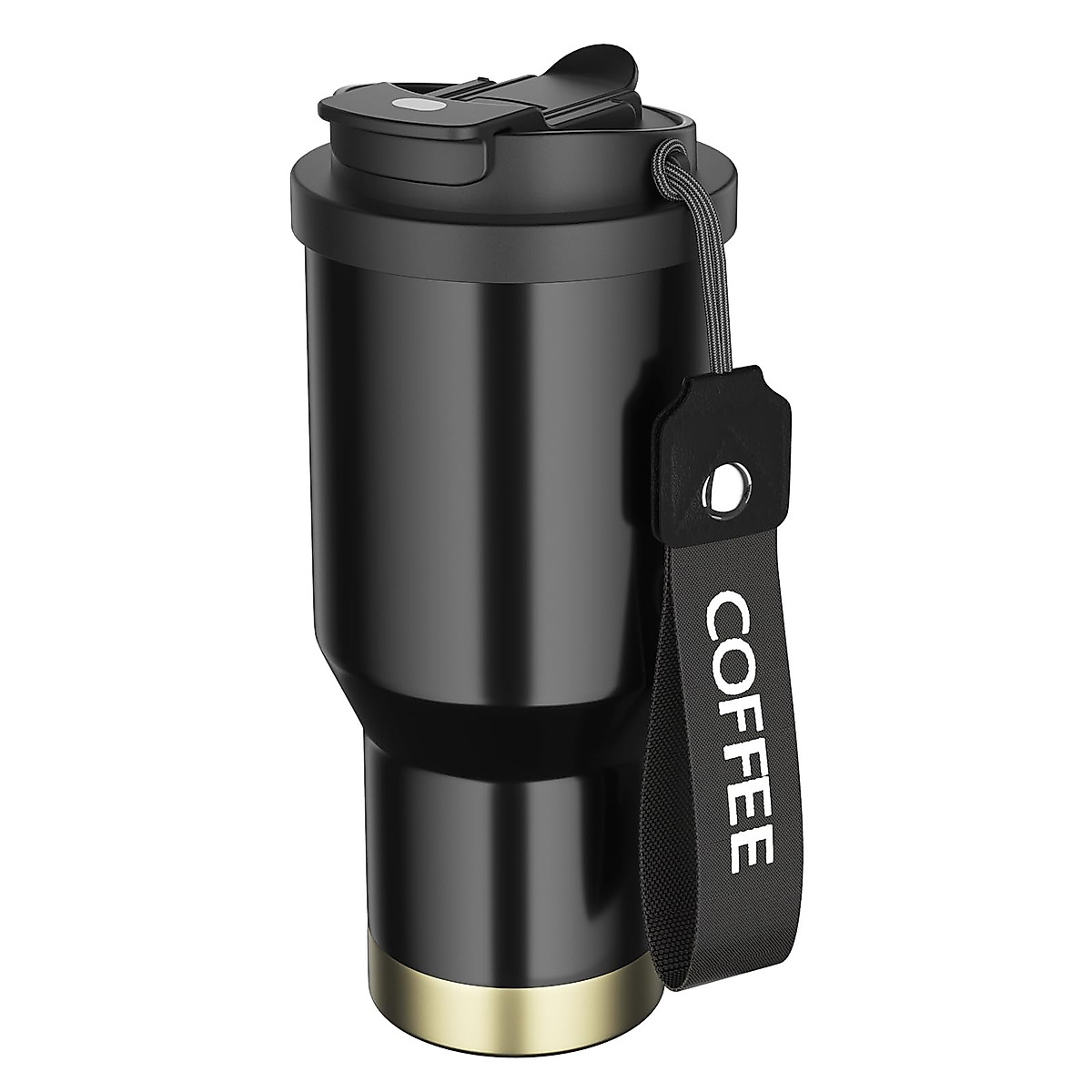 weisidi Coffee Mug - 18 oz (530ml) Stainless Steel Vacuum Insulated Tumbler - Spill Proof Travel Coffee Mug - Keeps Drinks Hot and Cold - Coffee Travel Mug Spill Proof Leak Proof (black)