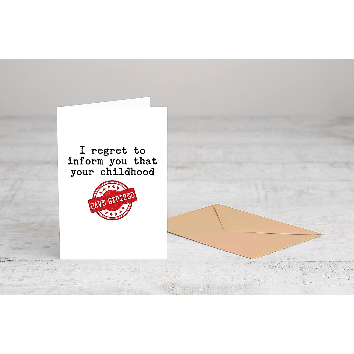 Funny 18th Birthday Card For Men Or Women With Envelope - Joke Card For Someone Who Is Turning 18 Years Old - Original And Unique Present Idea For Son - Daughter. - Your Childhood