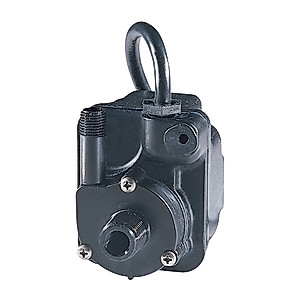 Little Giant 1-EA-42 115 Volt, 1/125 HP, 170 GPH Dual Purpose - Inline or Submersible, Small Epoxy-Encapsulated Pump with 10 ft. Cord, Black, 518087
