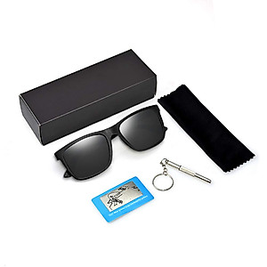 Lekesn Polarized Sunglasses for Men TR90 Unbreakable Mens Sunglasses Driving Sun Glasses For Men/Women