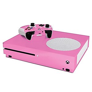 Soft Pink - Vinyl Decal Mod Skin Kit by System Skins - Compatible with Microsoft Xbox One Slim (XB1 Slim)