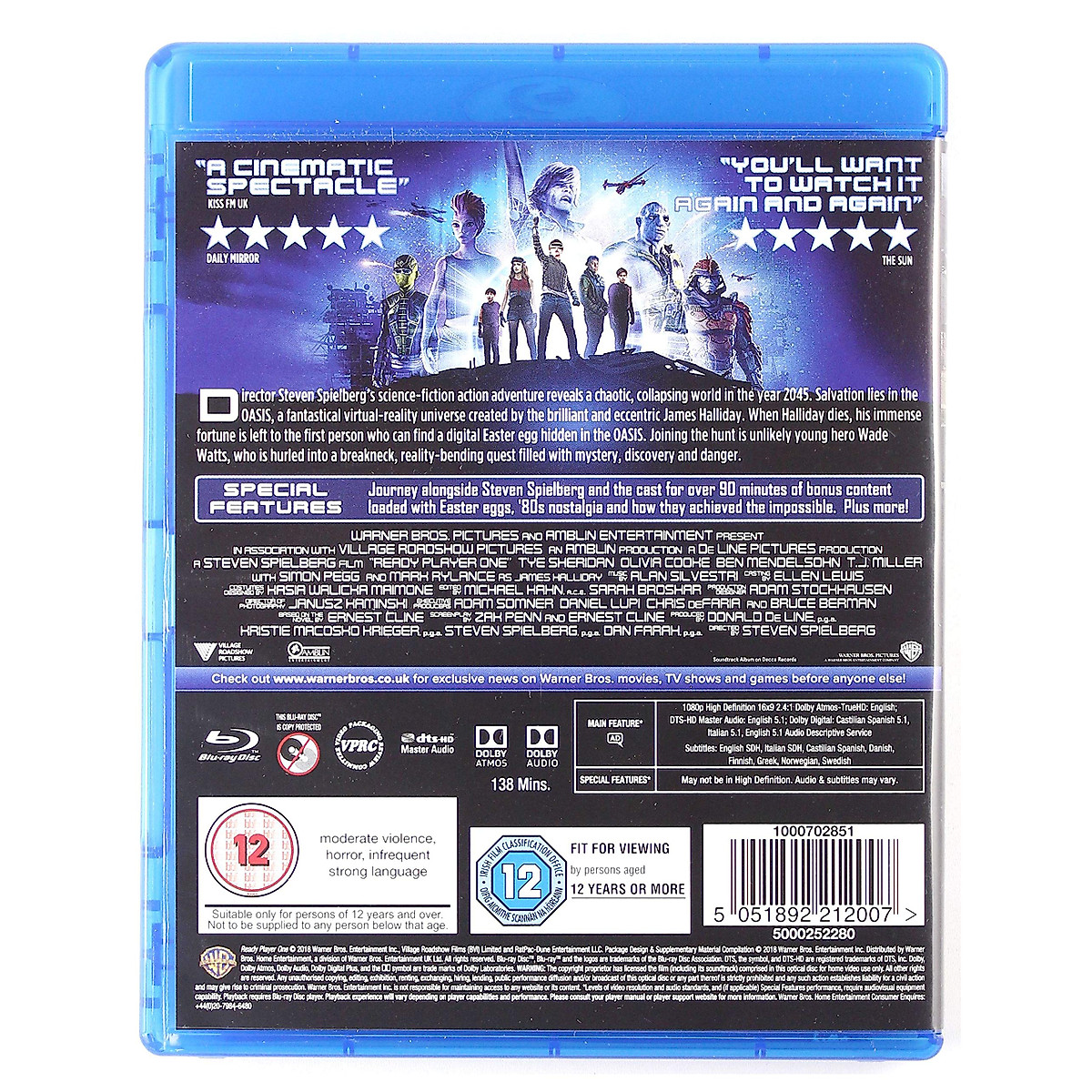 Ready Player One [Blu-ray] [2018]