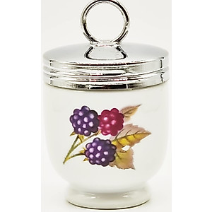 Royal Worcester Evesham Single Egg Coddler Plumb Berries (1)