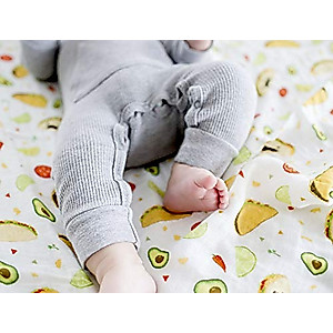 Loulou Lollipop Soft Baby Swaddle Blanket Muslin Wrap Receiving Blanket for Newborn to Toddler Girl and Boy, Large 47” by 47” - Taco…