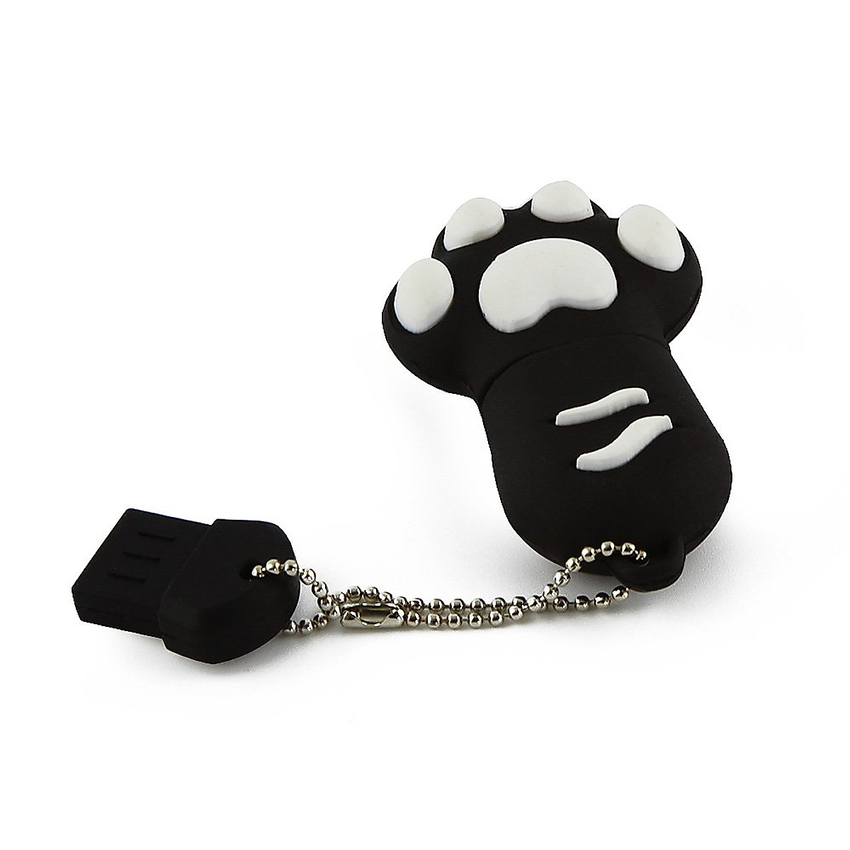 Usbkingdom 32GB USB 2.0 Flash Drive Cute Animal Cat Paw Shape Pen Drive Thumb Drives Jump Drive Memory Stick Pendrive Flash Disk (Black)