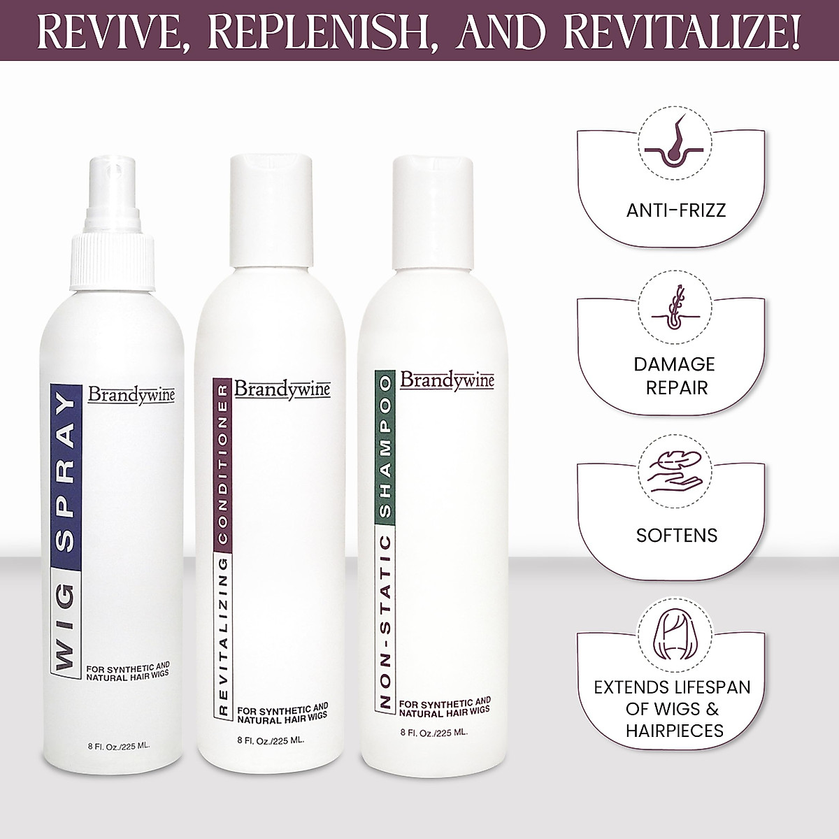 Brandywine Synthetic Wig Maintenance Kit (Kit)