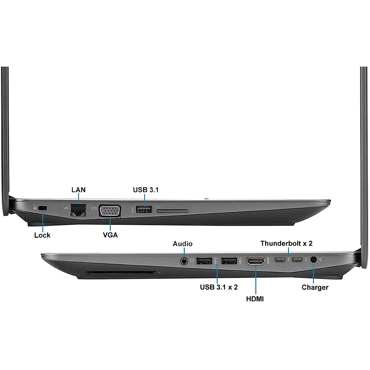 HP 15.6 ZBook 15 G3 Mobile Workstation Laptop - Intel i7-6820HQ - 16GB RAM, 512GB NVMe SSD - Webcam, HDMI, VGA, AC Wi-Fi, Bluetooth, SD Card - Windows 10 Pro (RENEWED)