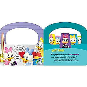 Disney Growing Up Stories with Daisy Duck - Road Tip! Handle Board Book with Fun Tabbed Pages - PI Kids
