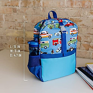 Wildkin Pack-it-All Kids Backpack Bundle with Clip-in Lunch Box (Heroes)
