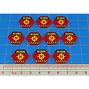LITKO Mecha Damage Effects Token Set | Compatible with BattleTech (Weapons Fire Control)