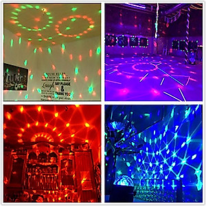 Disco Ball Disco Lights-COIDEA Party Sound Activated Storbe Light With Remote Control DJ Lighting,Led 3W RGB Light Bal, Dance lightshow for Home Room Parties Kids Birthday Wedding Show Club Pub