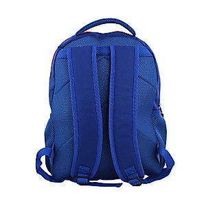 Marvel Spider-Man Spidey and Friends Boys Girls 16" School Backpack (One Size, Blue/Red)