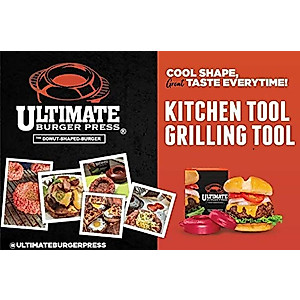 Ultimate Burger Press - 1/4lb, 1/3lb and 1/2lb Stuffed Burger Patty (3 Sizes Inside) GET More Creative