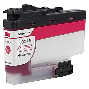 Brother Genuine LC3037M, Single Pack Super High-Yield Magenta INKvestment Tank Ink Cartridge, Page Yield Up to 1,500 Pages, LC3037, Amazon Dash Replenishment Cartridge
