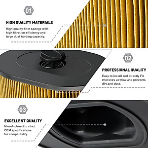 Yerbay air filter for Husqvarna and Partner K970 K1260 510244103 510244101 Cut-Off Saw and Chain Saw