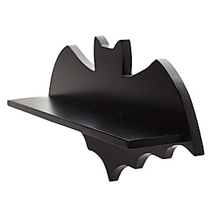 Sourpuss Bat Shelf Black