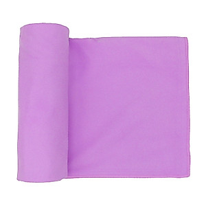 Eunzel Hot Yoga Towel Non Slip Yoga Mat Towel Non-Slip Sweat Absorbent Microfiber Towel for Hot Yoga, Pilates and Workout 72" x 26.5", Purple