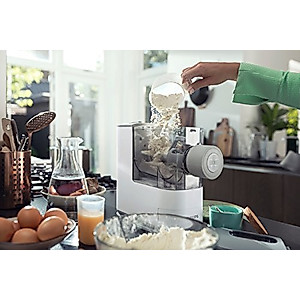 Philips Compact Pasta and Noodle Maker with 3 Interchangeable Pasta Shape Plates - White - HR2370/05