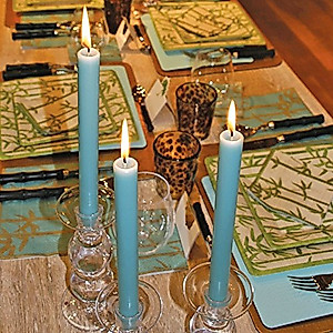 Caspari Straight Taper Candles in Ivory White - 2 Per Package