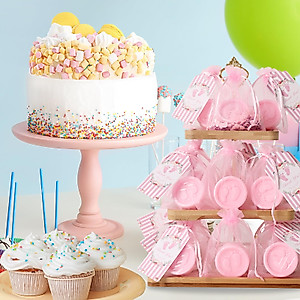 AIXIANG 24 Set Baby Shower Favors Soaps Handmade Pink Little Baby-feet Scented Soap Favors with Gift Bags and Thanks Tags for Baby Shower Favors and Decorations