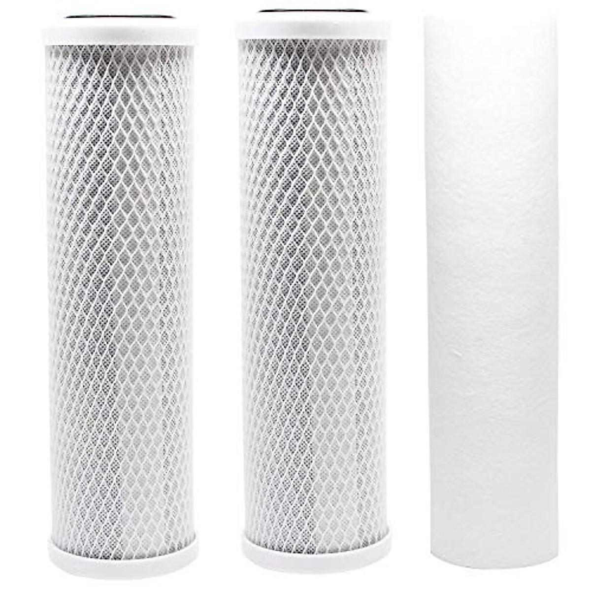 2-Pack Replacement for WaterPur CCI-10-CLW Granular Activated Carbon Filter - Universal 10-inch Cartridge for WaterPur Clear Water Filter Housing