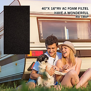 Conditioner Replacement Filters,Air Conditioner Filters,Air Purifiers Filter Replacement,RV Air Conditioner Filters,Compatible with Most Air Conditioner,Trash Cans,Dehumidifier,40 x 16 x 0.5 Inches