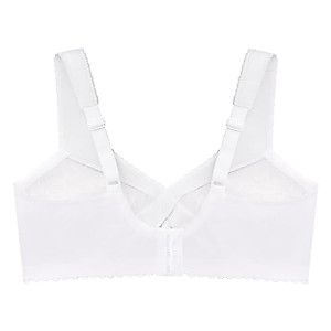 Full Figure Plus Size MagicLift Original Support Bra Wirefree #1000 White